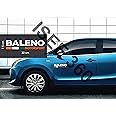 ISEE 360® Baleno Sticker for Car Exterior Door Sides Windows Baleno ...