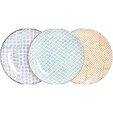 Nicola Spring Patterned Side/Dessert Plates - 180mm (7 Inches) - 6 ...