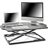 BONTEC Standing 32inch/800mm Desk Converter, Height Adjustable Dual ...
