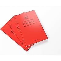 Silvine 158 x 99mm Red Memo Book - Lined (72 Pages) Pack of 3 : Amazon ...