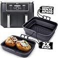 Tydi 2x Premium Silicone Air Fry Liners Ninja AF400UK 9.5L & Tower ...