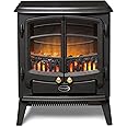 Dimplex Tango Optiflame Electric Stove, Matt Black Free Standing ...