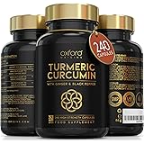 Advanced Turmeric Capsules High Strength 3000mg, Ginger & Black Pepper ...
