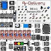 ELEGOO Upgraded 37 in 1 Sensor Modules Kit with Tutorial Compatible with Arduino UNO R3 MEGA ...