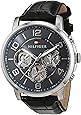 Tommy Hilfiger Herren Analog Quarz Uhr mit Leder Armband 1791289 ...