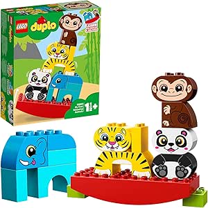 LEGO 10884 DUPLO My First Balancing Animals Building Bricks Set ...
