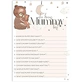 Bear Theme Baby Shower Games - Pack of 20 Cute Bear Baby Prediction Cards Boy Girl Baby Shower ...