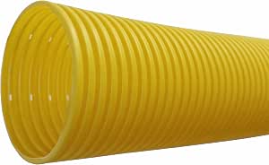 5m Drainagerohr Drainage gelb DN 100 gelocht Entwässerung: Amazon.de ...