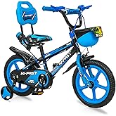 Buy HI-FAST 14 inch Kids Cycle for Boys & Girls 2 to 5 Years with Back ...
