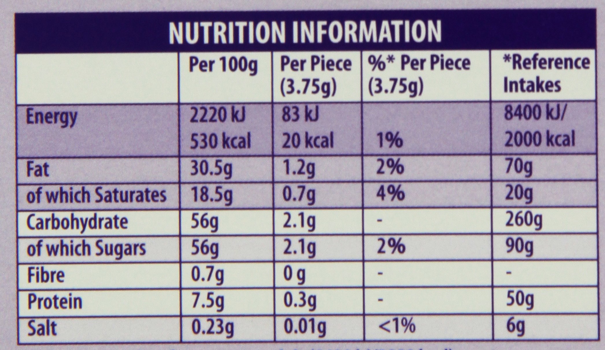 Cadbury Dairy Milk Calendar – Fresh Store Shop