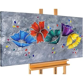 KunstLoft® Acryl Gemälde 'Spectrum of Eye' 140x70cm | original handgemalte Leinwand Bilder XXL ...