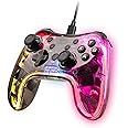 Mars Gaming MGPC, Wireless Gamepad 2.4GPRO, Neon RGB, Dual Haptic ...