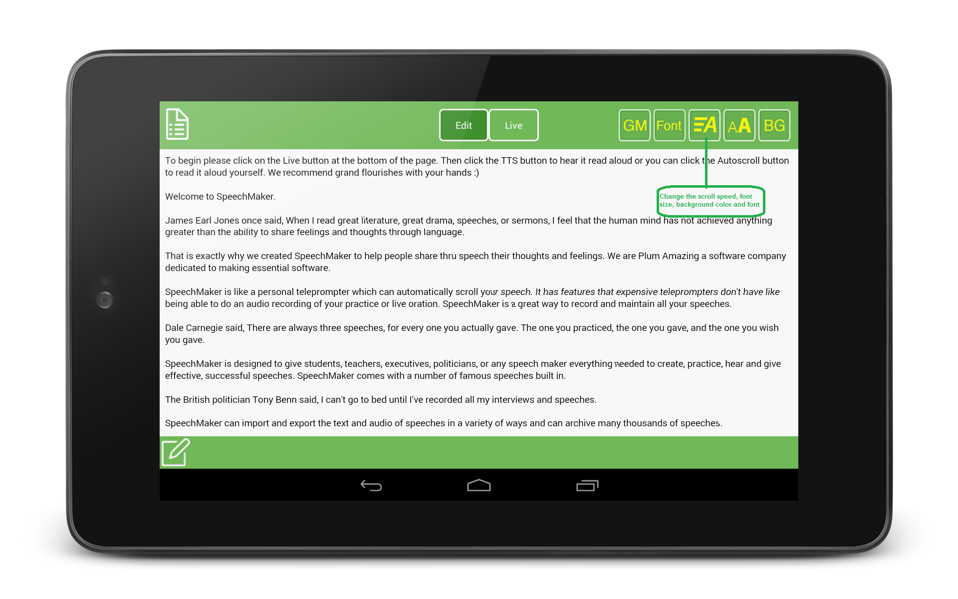 SpeechMaker: Amazon.co.uk: Appstore for Android