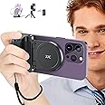 Black Magnetic Smartphone Grip, Magnetic Camera Handle Bluetooth ...