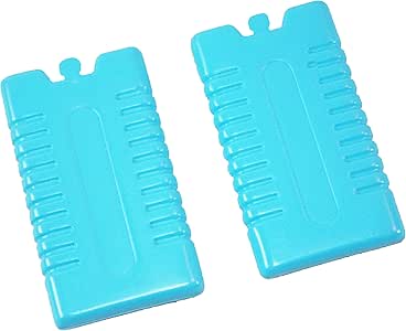 Ice Packs Freezer Blocks 2 Assorted colours Blue Green Pink or Yellow ...