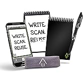 Rocketbook Reusable Digital Notebook - Smart Notepad A4 Black ...