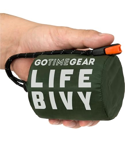 Survival Tarp Go Time Gear Survival Life Tent • 2 Person With Paracord ...