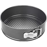 qisheng 20cm Non-Stick Spring Form Cake Tin, Round Cake pan with Loose ...