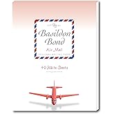 Basildon Bond A5 148 x 210 mm Writing Pad with 40 Sheets - Airmail Blue ...