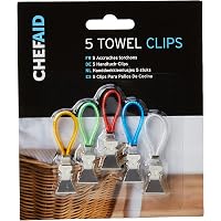 Chef Aid Tea Towel Clips, Metal Clips which are Ideal for Clipping to ...