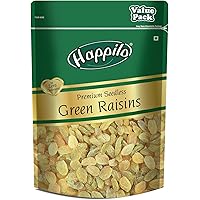 Happilo Premium Seedless Green Raisins 250g | Premium Kishmish/Kismis ...