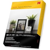 KODAK Fine Art Paper - Premium Textured Photo Paper, Pack of 50 Sheets ...