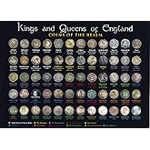 Kings and Queens of England Royal Portraits Gallery Educational Poster ...