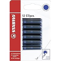 STABILO Flow - Fountain Pen - MONOCHROME - Medium Nib - Pack of 1 ...