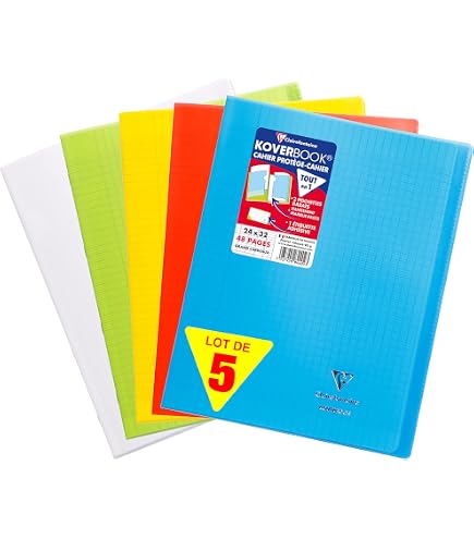 Cahier 24x32 Grand Carreaux 48 Pages Vert Calligraphe 2573C Lot De 10 ...