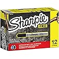 Sharpie Pro Industrial Strength Permanent Markers | Bullet Tip | Black ...