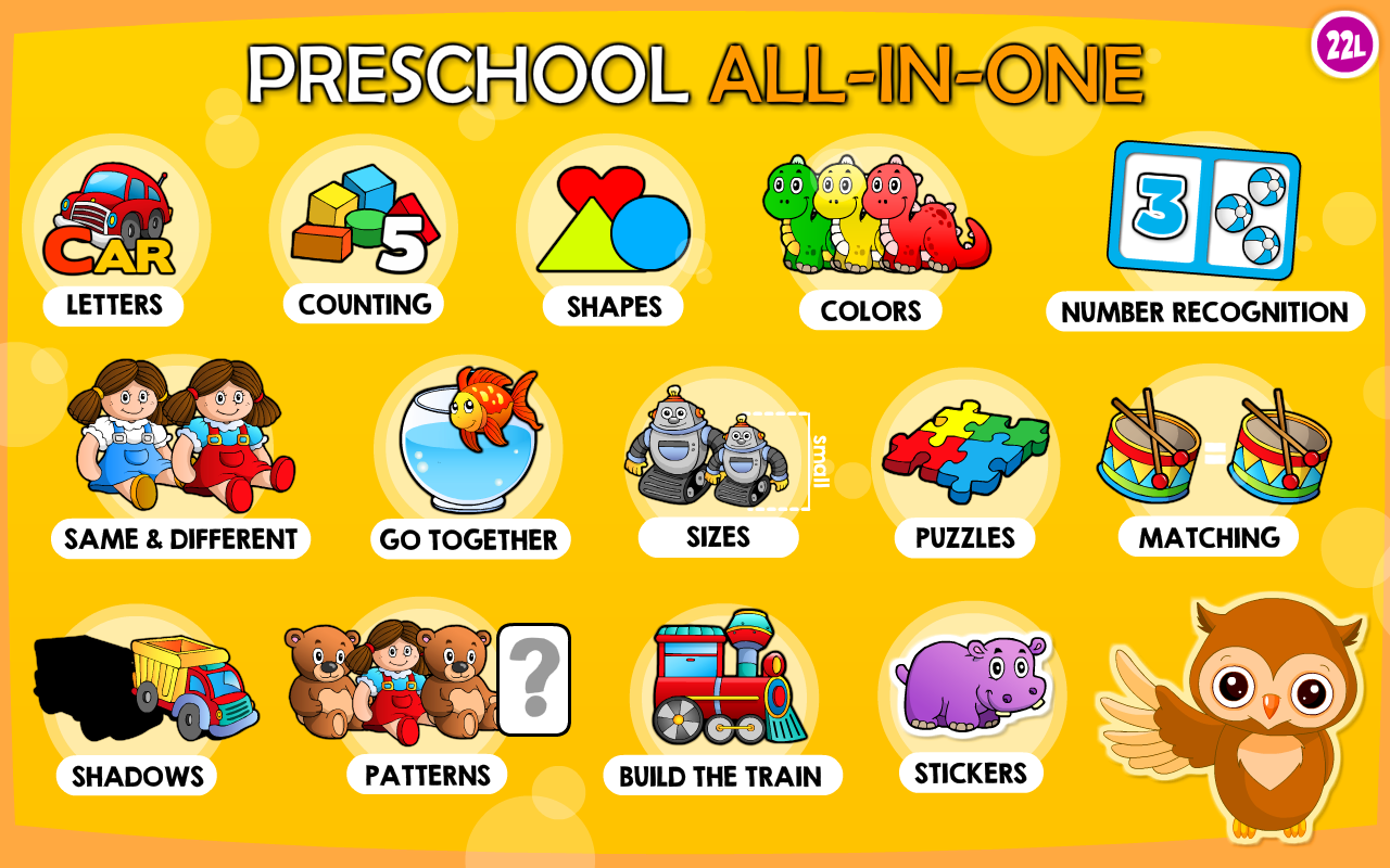 Preschool All In One Basic Skills Adventure With Toy Train Vol 1 