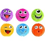 Fuzzy Face Ball Blue Monster Large 12" Size Furry Ball : Amazon.co.uk ...