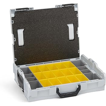 Bosch Sortimo Werkzeugkoffer-Set • L-Boxx 102 grau • bestückt mit ...
