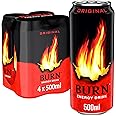Burn Energy Original, Bebida Energética, Pack 4 latas de 500ml : Amazon ...
