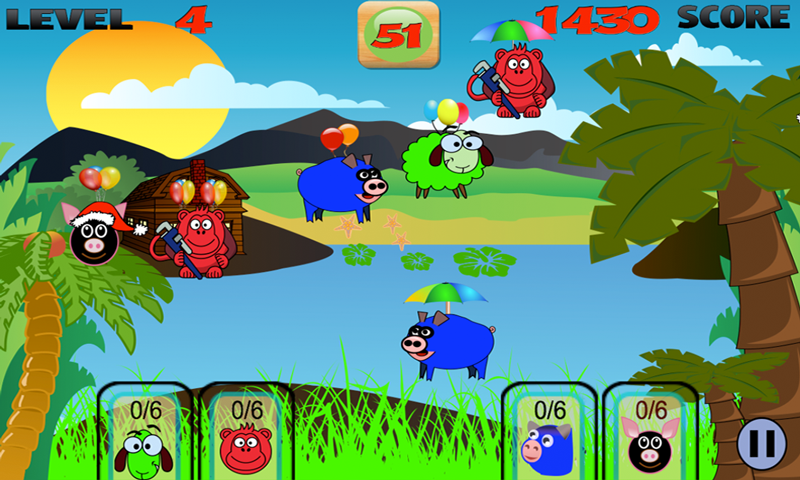 Bad Farm: with Angry Animals ( Monkey, Cow, Sheep, Pigs, Chicken ) (Ad ...