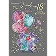 Fabulous Friend Milestone Age 18 Female 18th Birthday Greeting Card ...