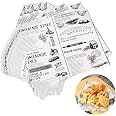 Greaseproof Paper Sheets, 100 Food Wrapping Sheets, 18x18cm Eco ...