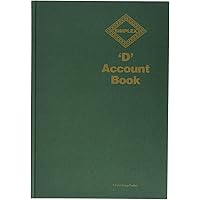 Simplex Account Book A4 56 Pages 28 Sheets - Color: Green : Amazon.co ...