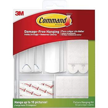 3M Command Picture Hanging Strips - Removable Hanging Strips for Large ...