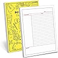 PG Creations Cornell Writing Notepad, A4 Size, 8x11.5 Inch, Large Size ...
