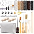 Axmru 49 Pcs Bookbinding Kits for Beginners Bookbinding Tools Book Making Kits, Bookbinding ...