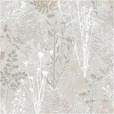 Superfresco Easy Duck Egg Metallic Organics Floral Wallpaper | Paste ...