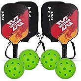Vector X 2 Pickle Bat Set Carbon Fiber Material, PP Honeycomb Composite ...