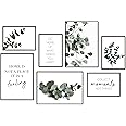 Hyggelig Home Premium Poster Set - 7 Matching Images in Set - Eucalyptus - Without Frame - 3 x ...