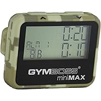 Gymboss miniMAX Interval Timer and Stopwatch - BLACK/YELLOW SOFTCOAT ...