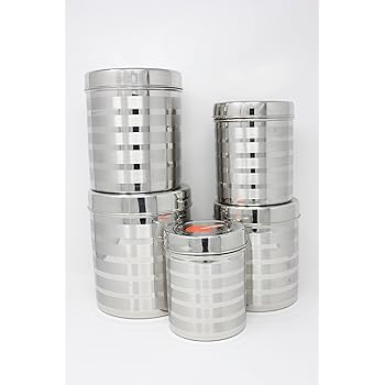 Buy Dabba Set - Stainless Steel Online at Low Prices in India - Amazon.in
