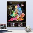 Scratch off Maps English Football Stadiums - Top 4 Divisions + 8 Bonus ...