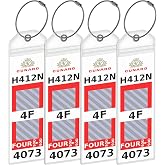 Cruise Luggage Tag Holders for Marella (TUI) [4 Pack] – Waterproof ...