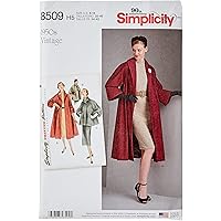 Simplicity Pattern 8509 R5 (14-16-18-20-22) Misses' Vintage Coat or ...