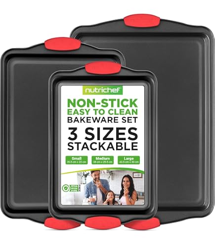 Gotham Steel Nonstick Baking Pans Gotham Steel 6-Piece Stackable ...